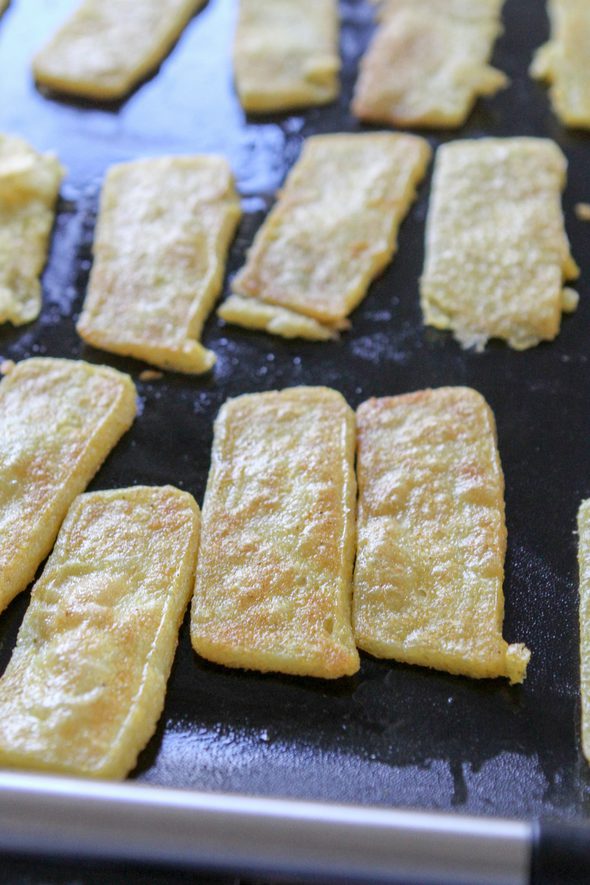 How to make fried cornmeal mush - The Frugal Girl