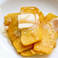 How to make fried cornmeal mush - The Frugal Girl