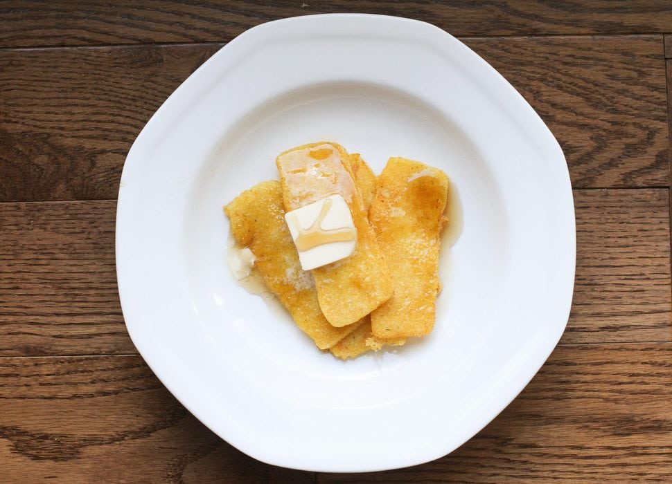 How to make fried cornmeal mush - The Frugal Girl