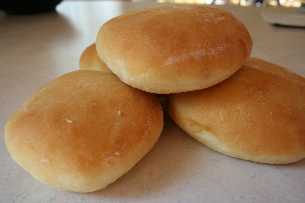 Homemade Hamburger Buns-printable - The Frugal Girl
