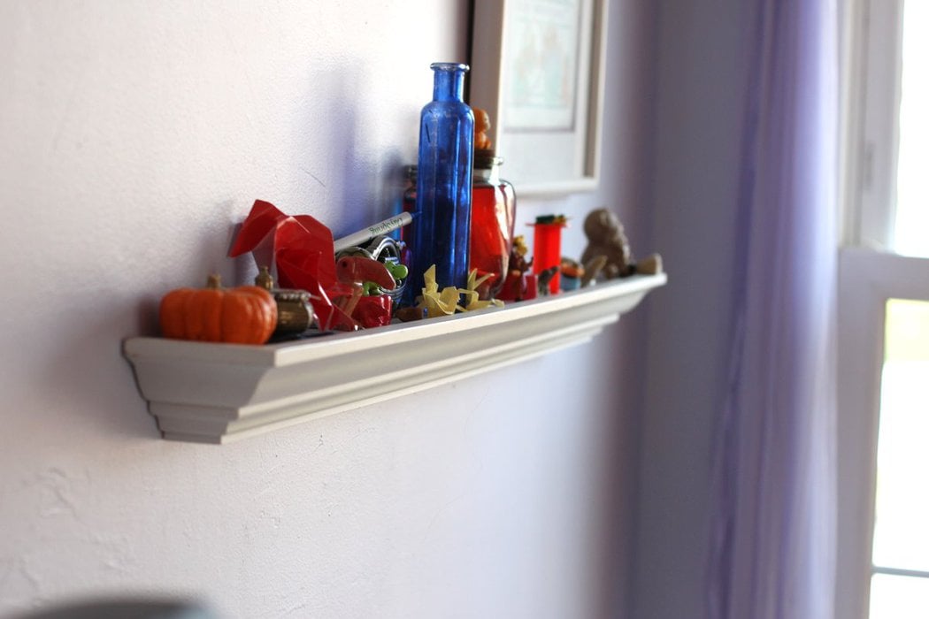 A couple of Goodwill shelves - The Frugal Girl