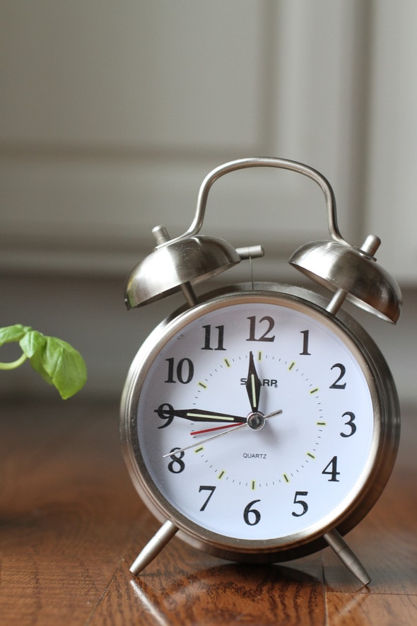 My #1 tip for being on time - The Frugal Girl