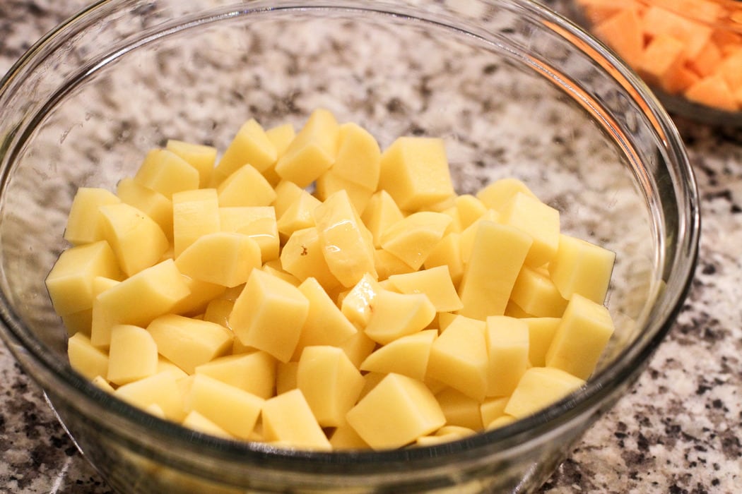 The secret to making really good potato cubes - The Frugal Girl