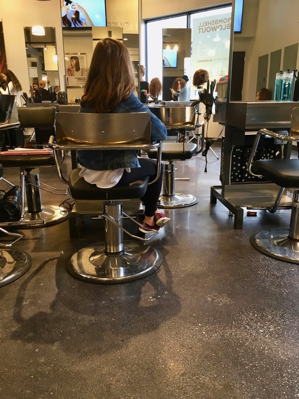 Zoe and I tried a beauty school. Here's how it went. - The Frugal Girl