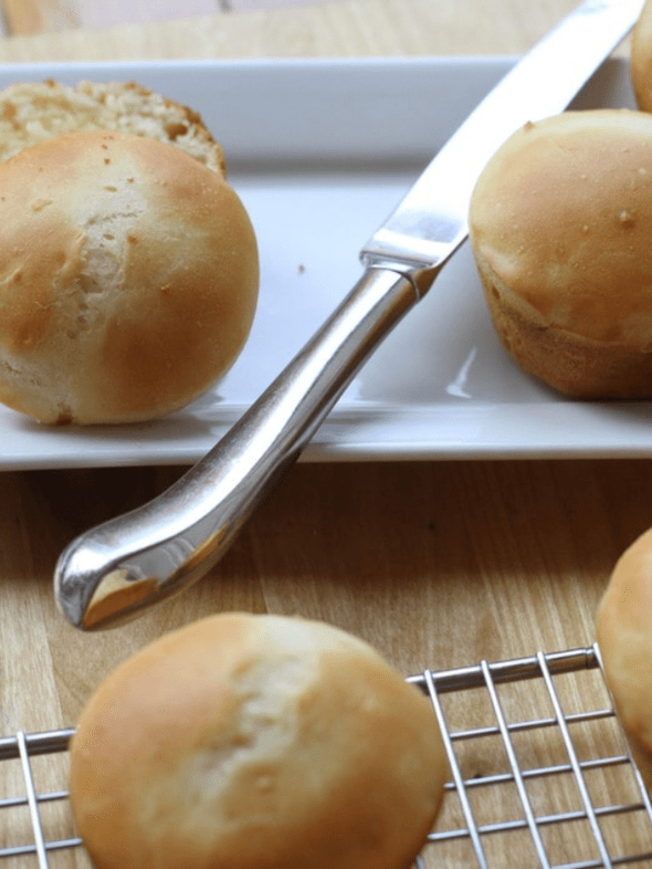 No-Knead Batter Rolls Story - The Frugal Girl